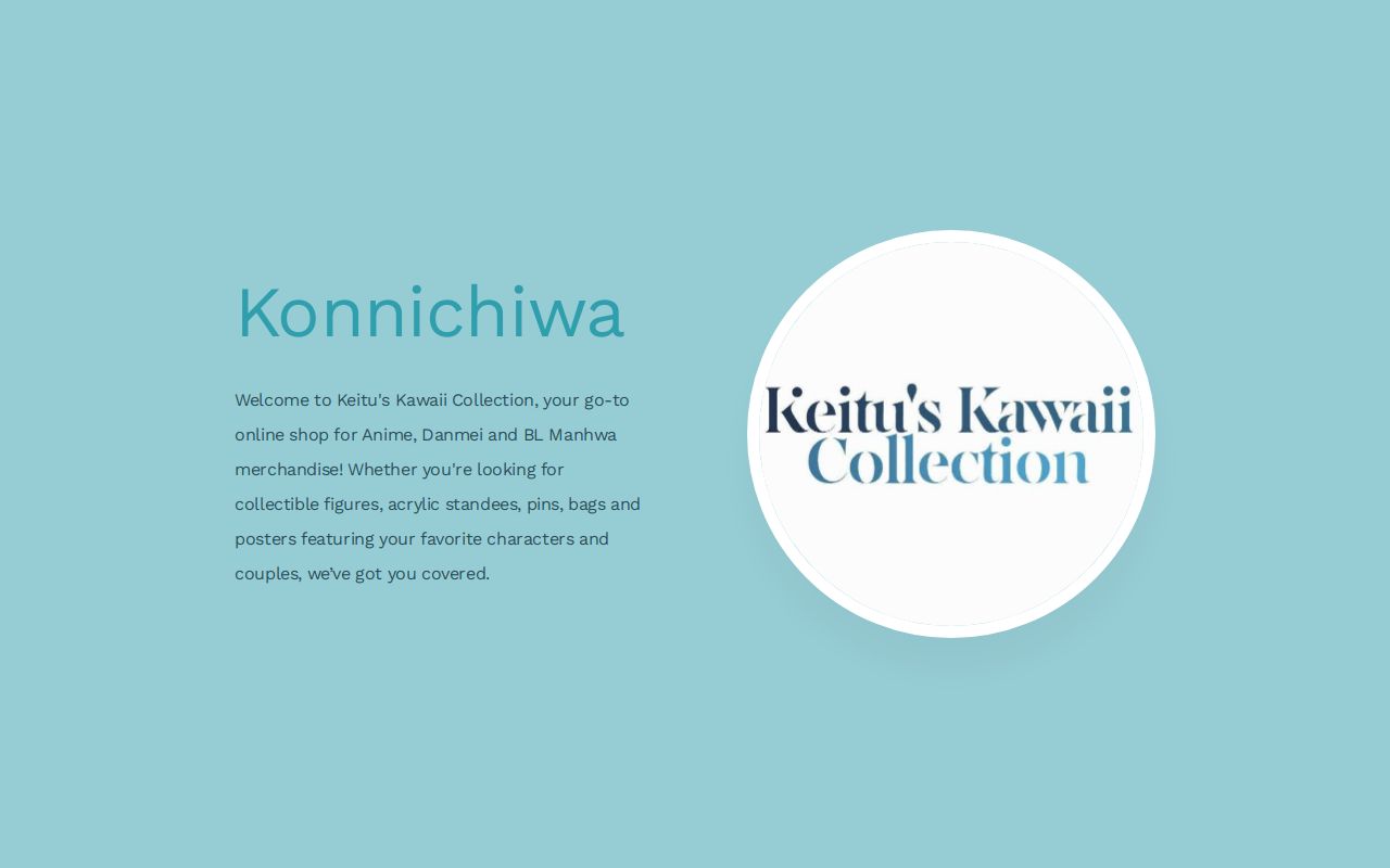 Keitu's Kawaii Collection Product Catalog
